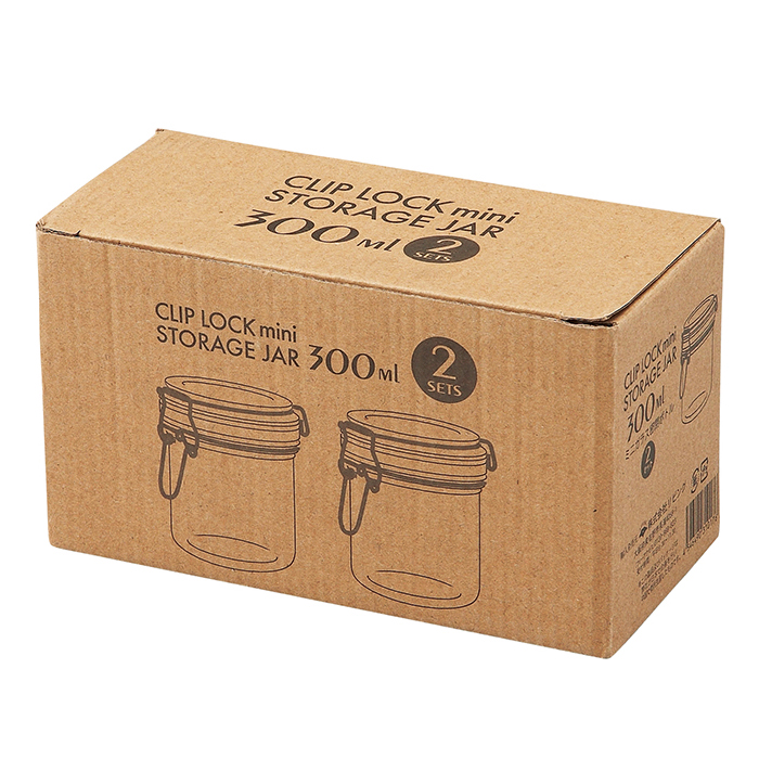 ミニガラス密閉ボトル2Pセット 300mlの商品詳細｜販促品・景品・ノベルティ特価市 - 名入れ・包装も充実!